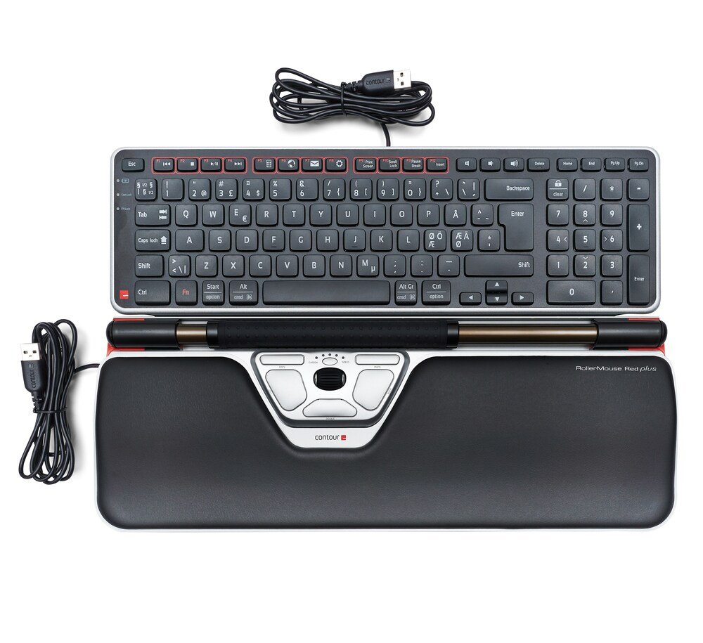 RollerMouse Red Plus + Balance Keyboard Wired - Rollermouse inkl ...